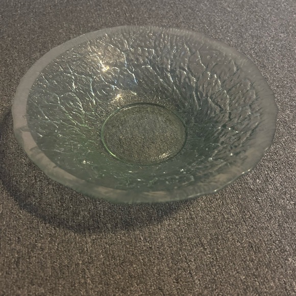 Dining | Vintage Textured Glass Bowl | Poshmark